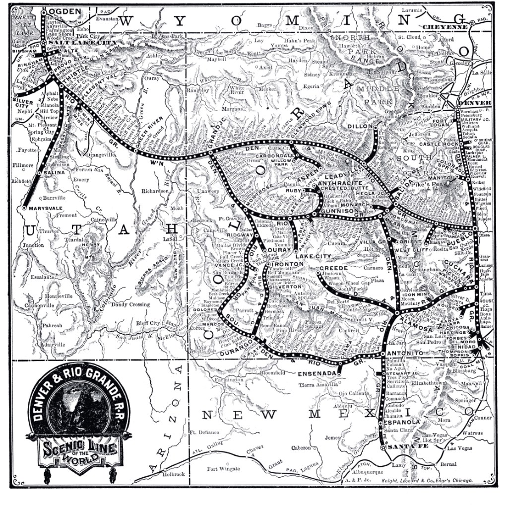 D&RGW Map (1885)